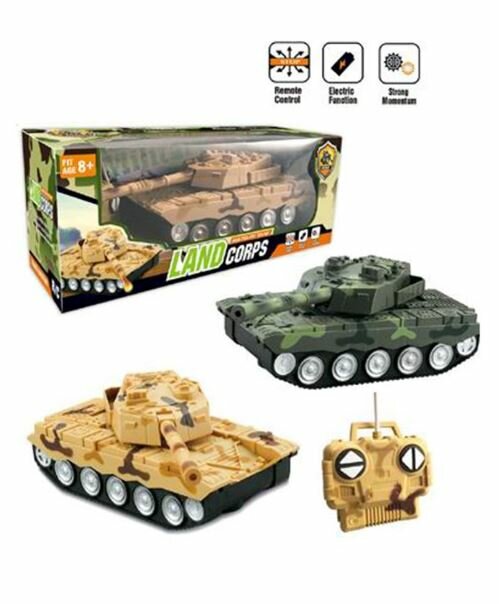Машинка на радиоуправлении наша игрушка 326-161 свет/звук Танк