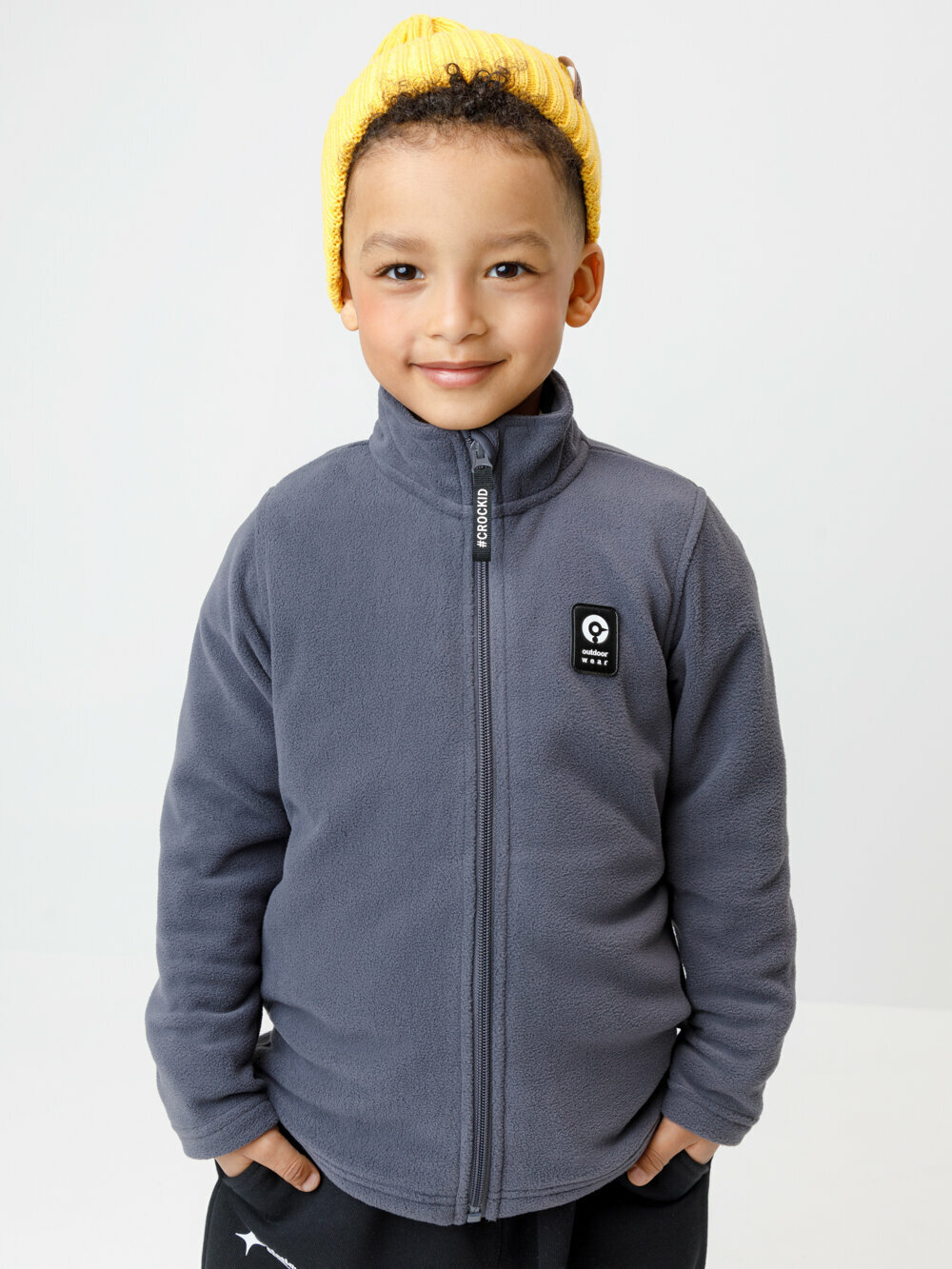 Толстовка флисовая кофта на молнии для мальчика