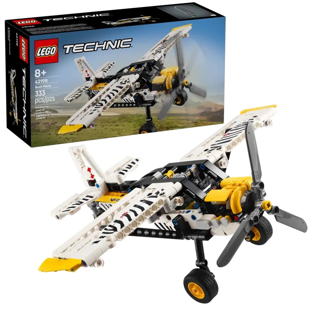 Конструктор LEGO Technic 42198 Самолёты джунглей, игрушки из строительных блоков