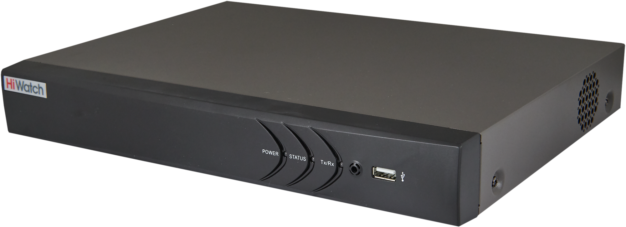 Видеорегистратор для видеонаблюдения Hikvision HiWatch DS-N304P(B) черный, 4 канала для IP-камер, 1 HDMI (до 4K) и 1 VGA