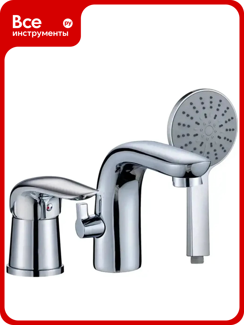 Смеситель на борт ванны ORANGE хром M60-333cr