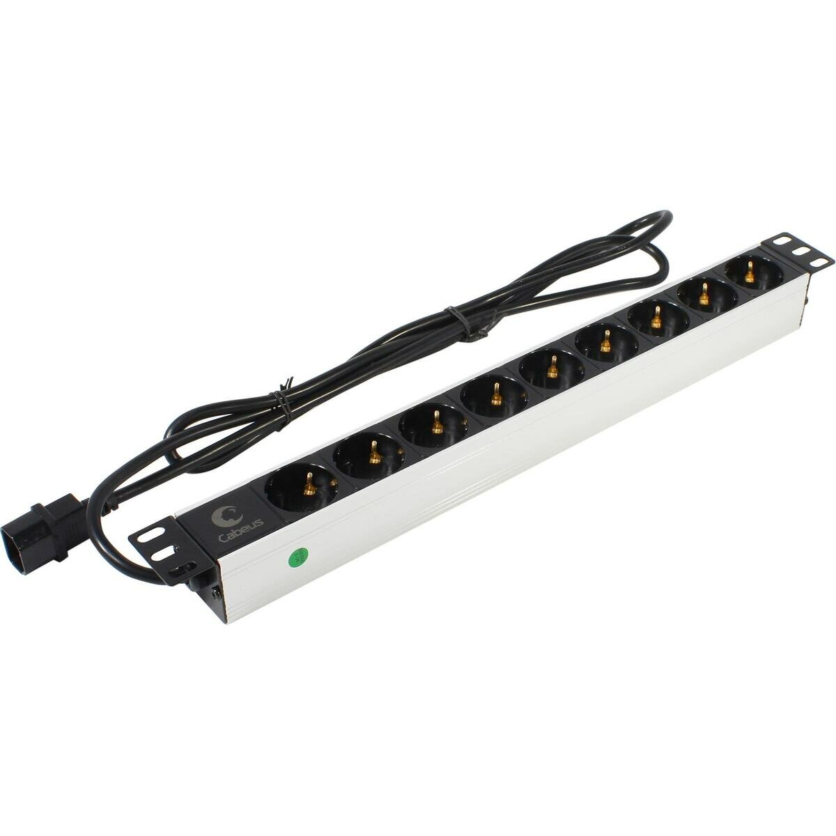 Cabeus PDU-9P-2IEC <7287c> Блок розеток 19" 9xSchuko 10A