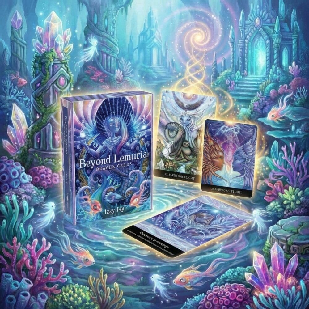 Карты Таро "Beyond Lemuria Oracle Cards - Pocket Edition" Blue Angel / Колода "За Пределами Лемурии" 63384