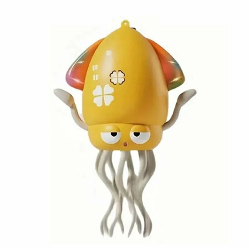 Автоматическая индукционная игрушка для обхода препятствий magic dancing Octopus toy-желтый