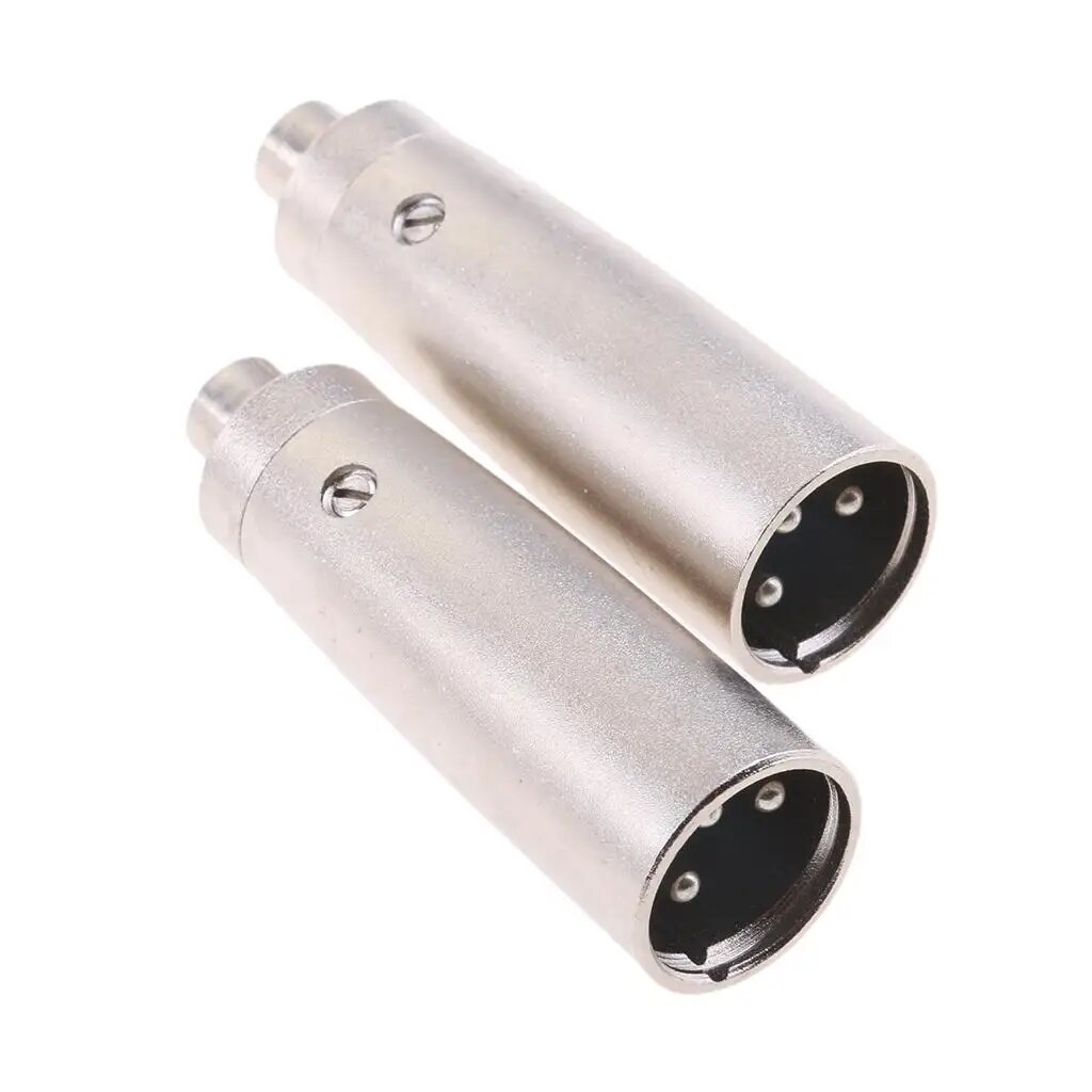 MagiDeal Адаптеры XLR на RCA 2 штуки