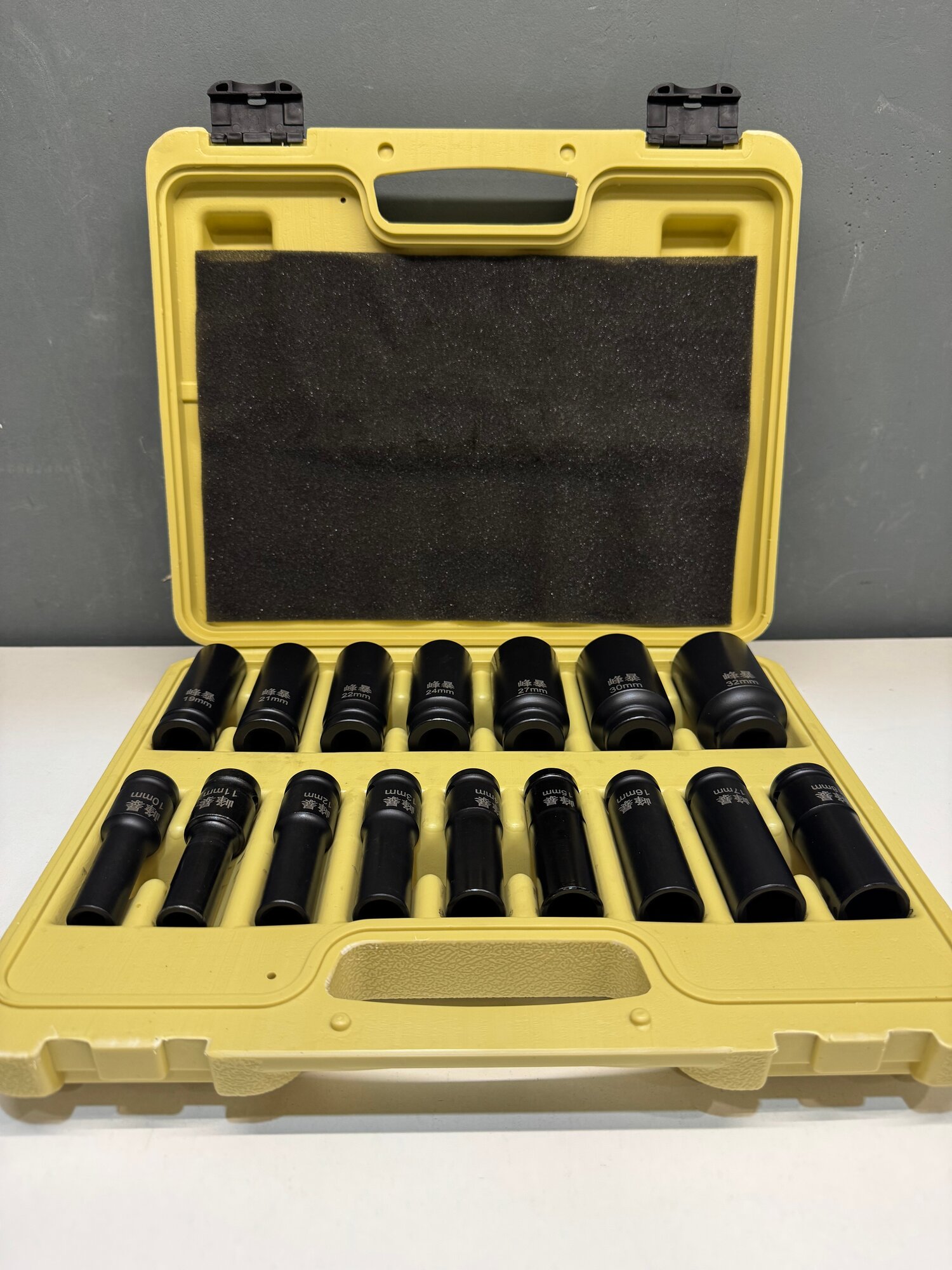 Набор торцевых ударных головок Feng Bao, для гайковертов, 1/2", 16 предметов