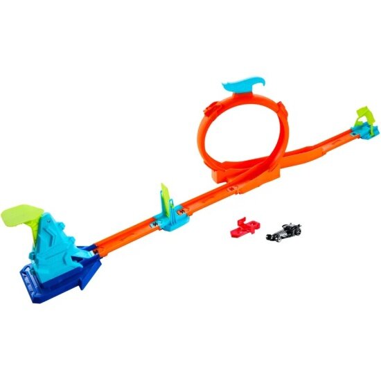 Игровой набор Hot Wheels JHK77 Stunt Tracks Loop Flag Finish