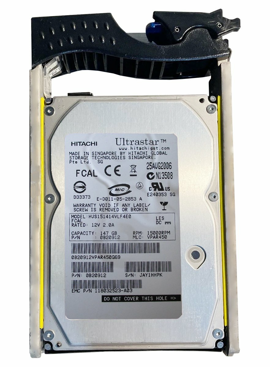 EMC 146Gb 15000 Fibre Channel 3.5" HDD 0B20912