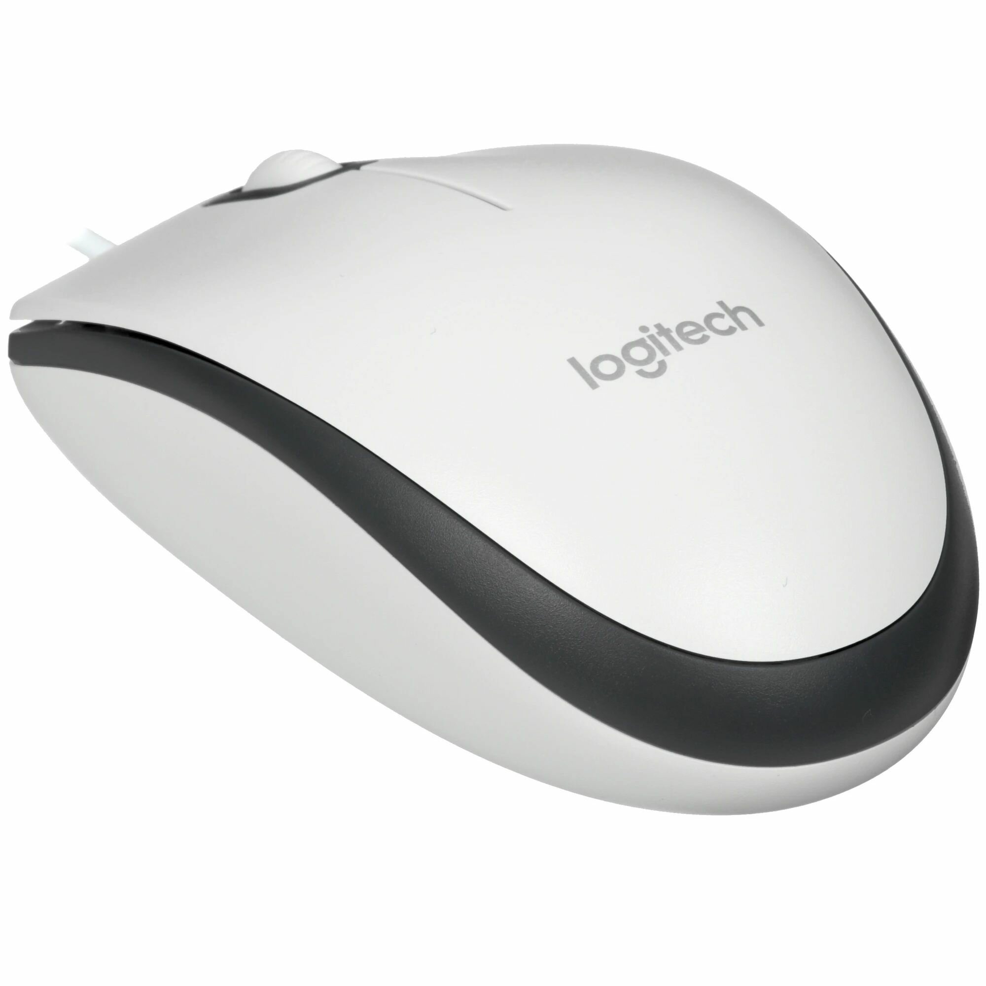 Мышь Logitech M100 (USB) White — фото 1