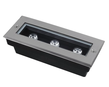 Грунтовый светильник RSD линейный (RSD-03-3W 3Вт 300Lm 300x90x80 мм IP65 3000К 30°)