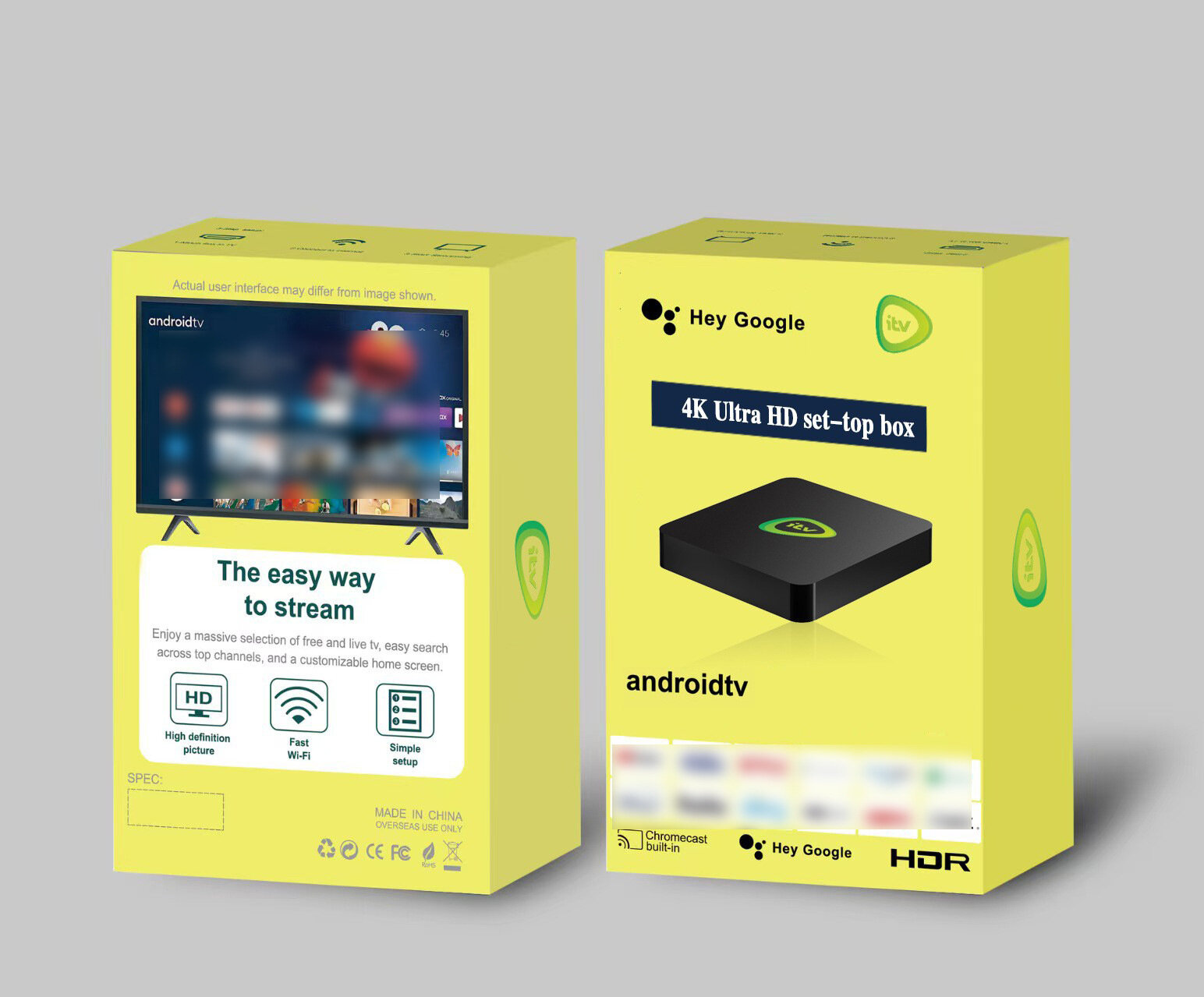 Сетевой ТВ-бокс Android 4K HD, новая модель, WIFI TVBOX