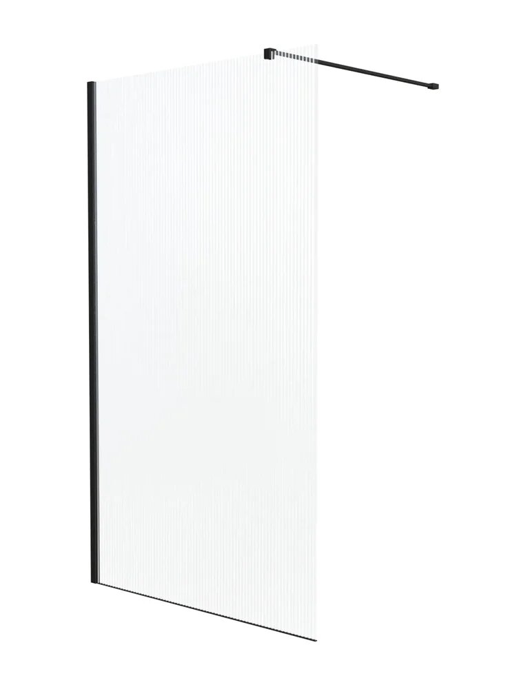 Душевая перегородка Knotlor Velum Ripple WI120 120 см, стеклянная