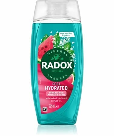 Средство для душа Radox Feel Hydrated, 225 мл