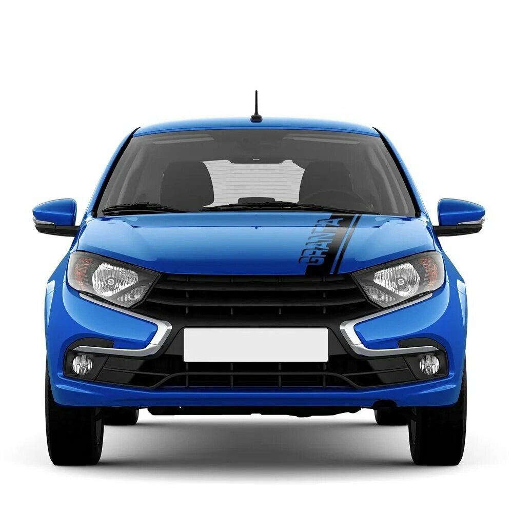 Наклейки на капот LADA GRANTA серия Виниловые полосы
