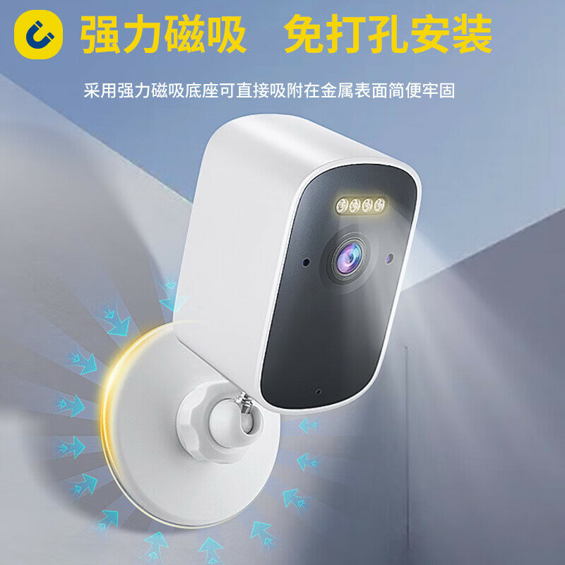 Newmine 360° беспроводная камера для дверного проема с полным цветным ночным видением и дистанционным мобильным