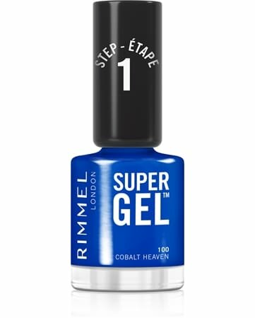 Лак для ногтей Rimmel Super Gel, оттенок 100 Cobalt Heaven, 12 мл