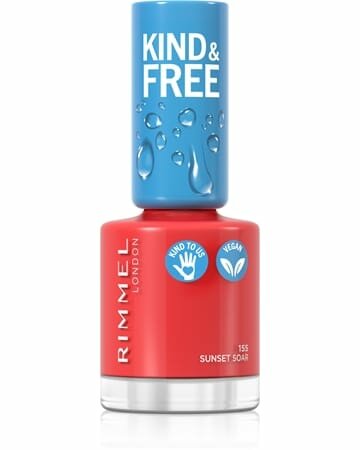 Лак для ногтей Rimmel Kind & Free, оттенок 155 sunset soar, 8 мл