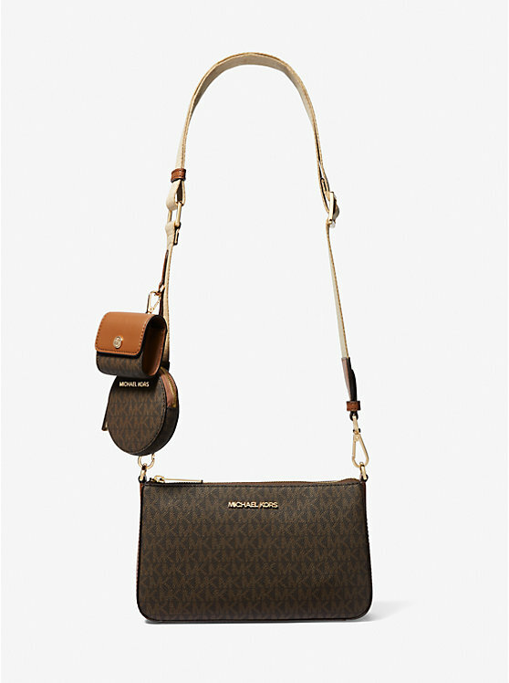 Сумка кросс-боди Michael Kors Outlet Jet Set Logo Crossbody Bag with Case for Apple Airpods Pro®