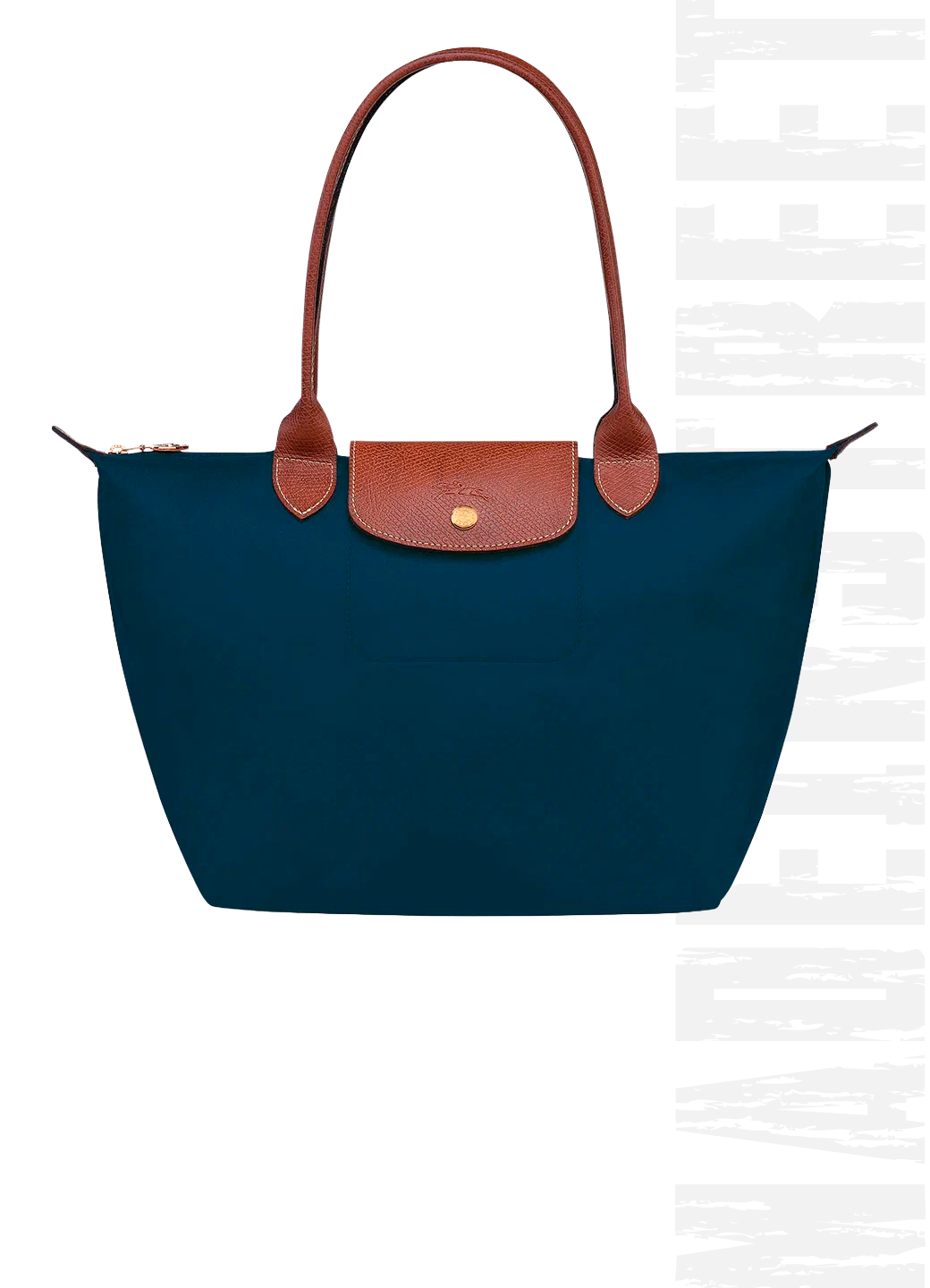 Сумка тоут LE PLIAGE ORIGINAL M TOTE BAG Navy - Recycled Canvas 28x15.5x26.5 (ДxШxВ)