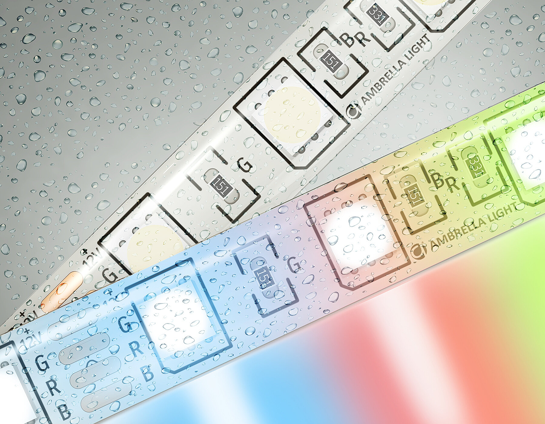 LED лента Ambrella LED Strip 12V GS2302