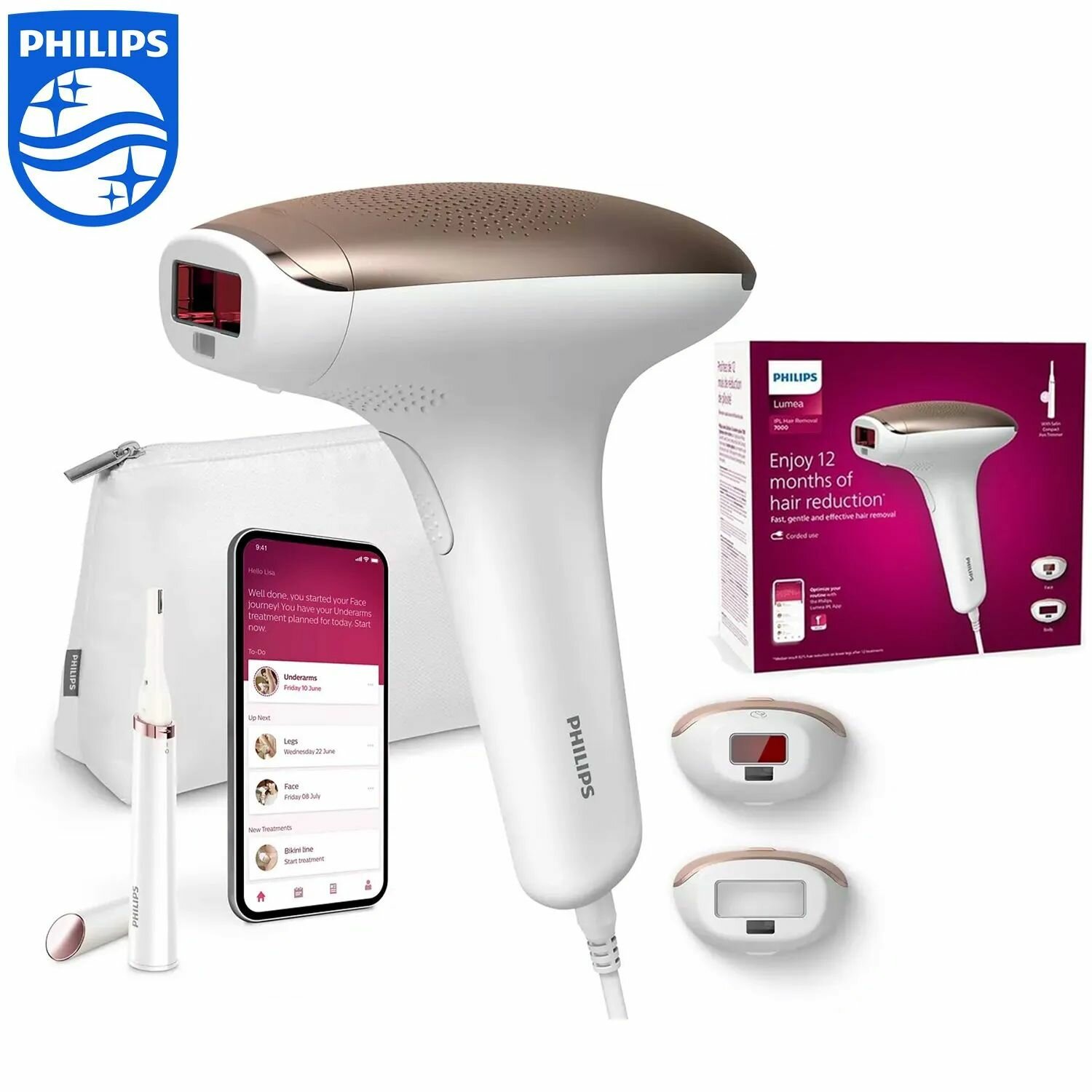 Фотоэпилятор Lumea IPL 9000 Series BRI954/60