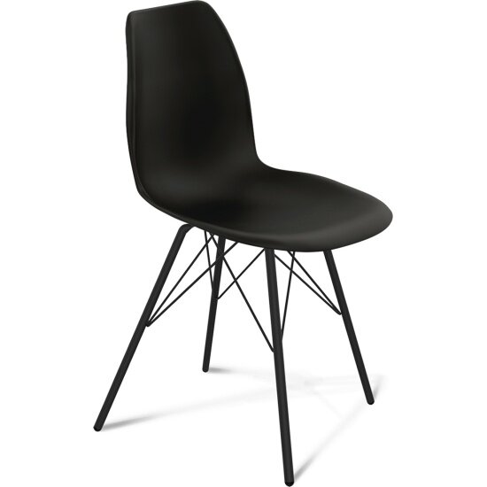 Стул Sheffilton SHT ST29/S37 черный/черный муар