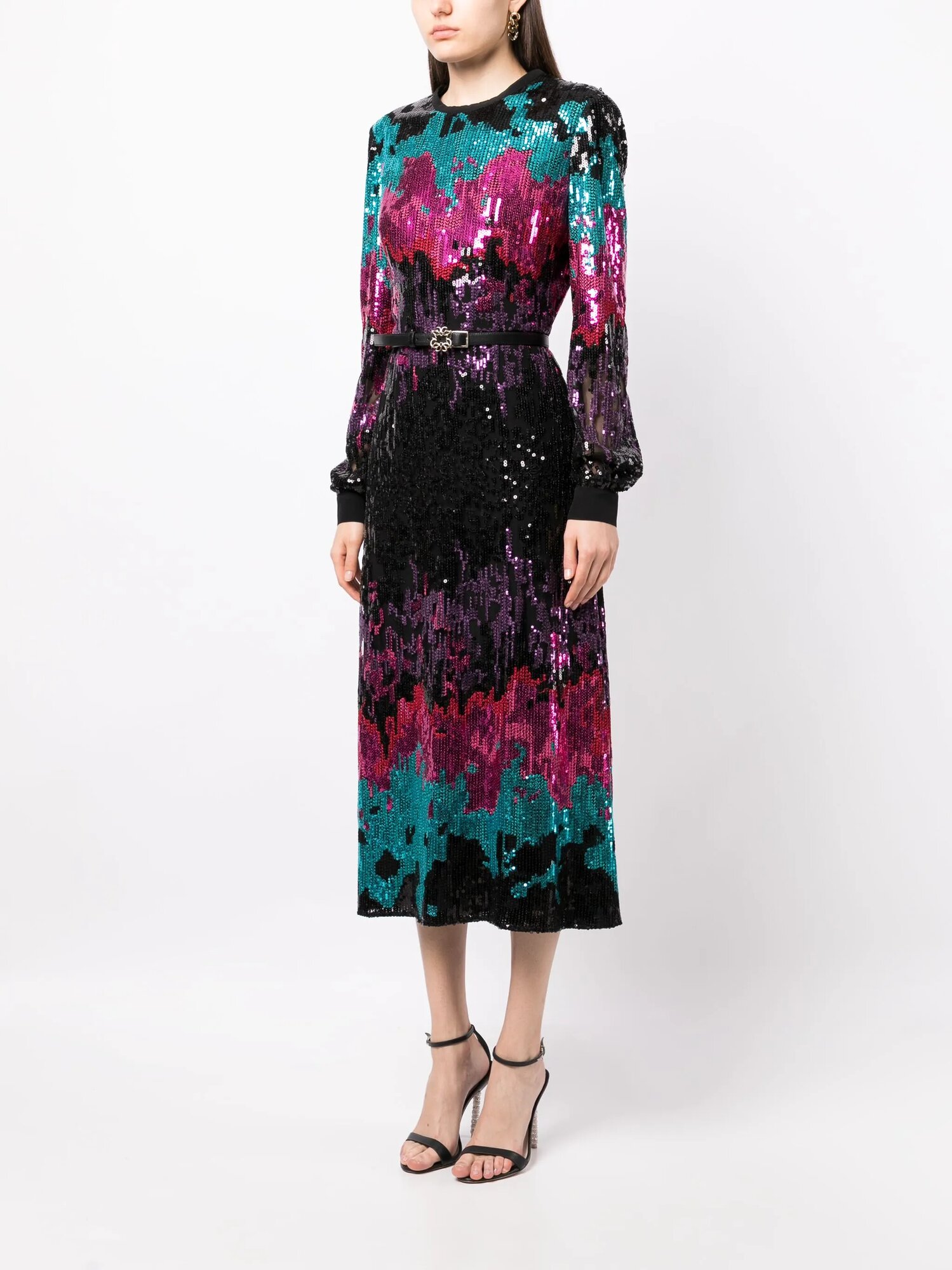 Платье Elie Saab, размер 46, коралловый/розовый — фото 1