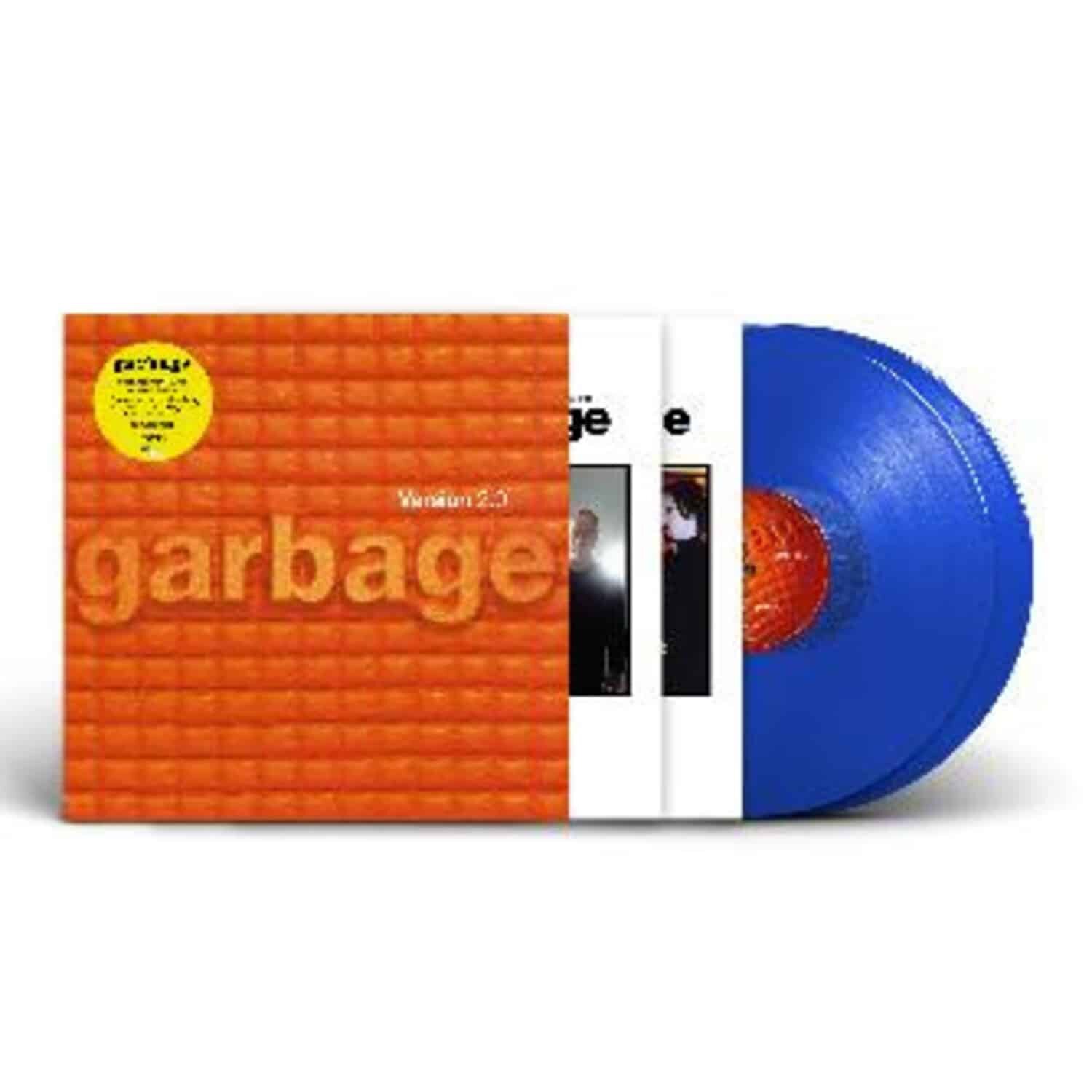 Garbage. Version 2.0 (2LP Ltd/Transparent Blue Blue Vinyl/Reissue/Виниловая пластинка)