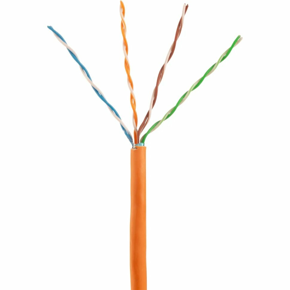 Кабель BigTech BT-CECR-010 медь FTP 4 пары, кат.5e AWG24 LSZH 305м оранж, 2208482