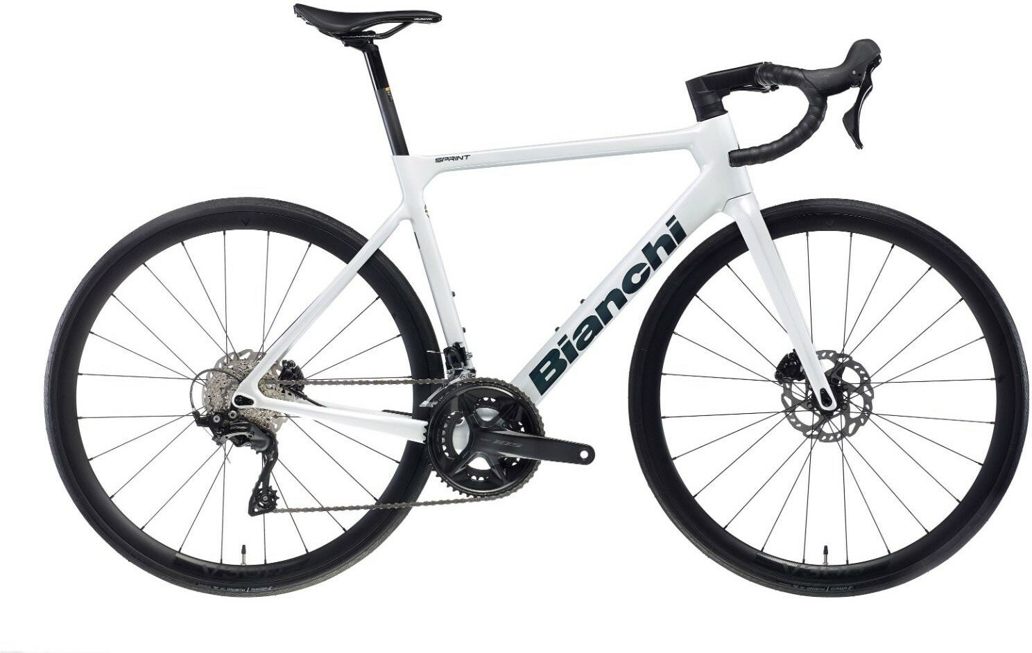 Велосипед Bianchi Sprint ICR Disc 105 12v VR30, рама 57 см (175-185 см), белый