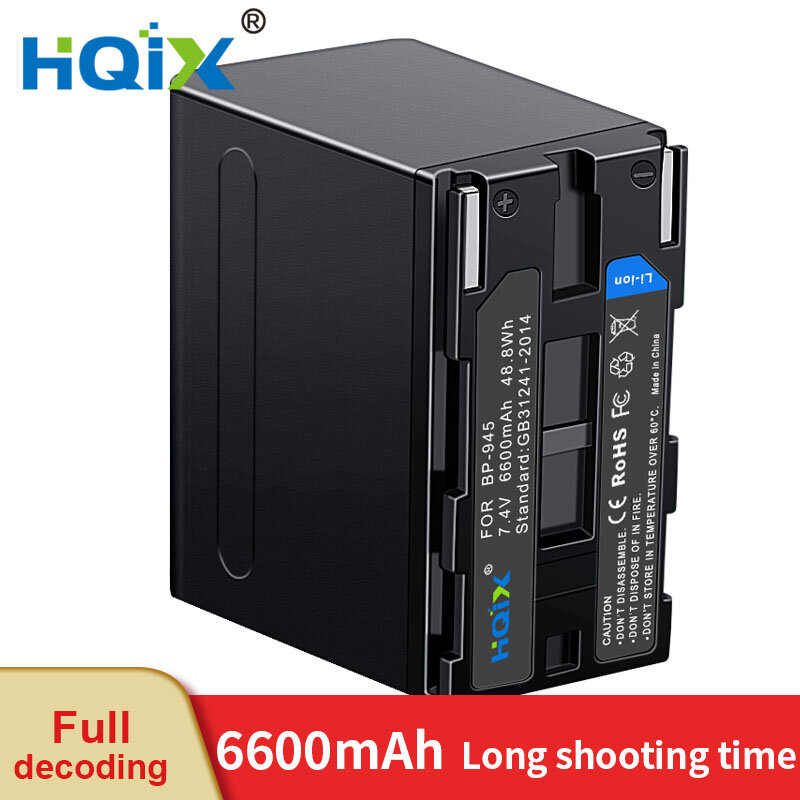 HQIX для Canon ES-FV500 G10 G15HI 8600 8100V 8200V 8400V FV1 G20 G1000 G1500 G30 G35 G45 G2000 камера BP-945 зарядное устройство Аккумулятор