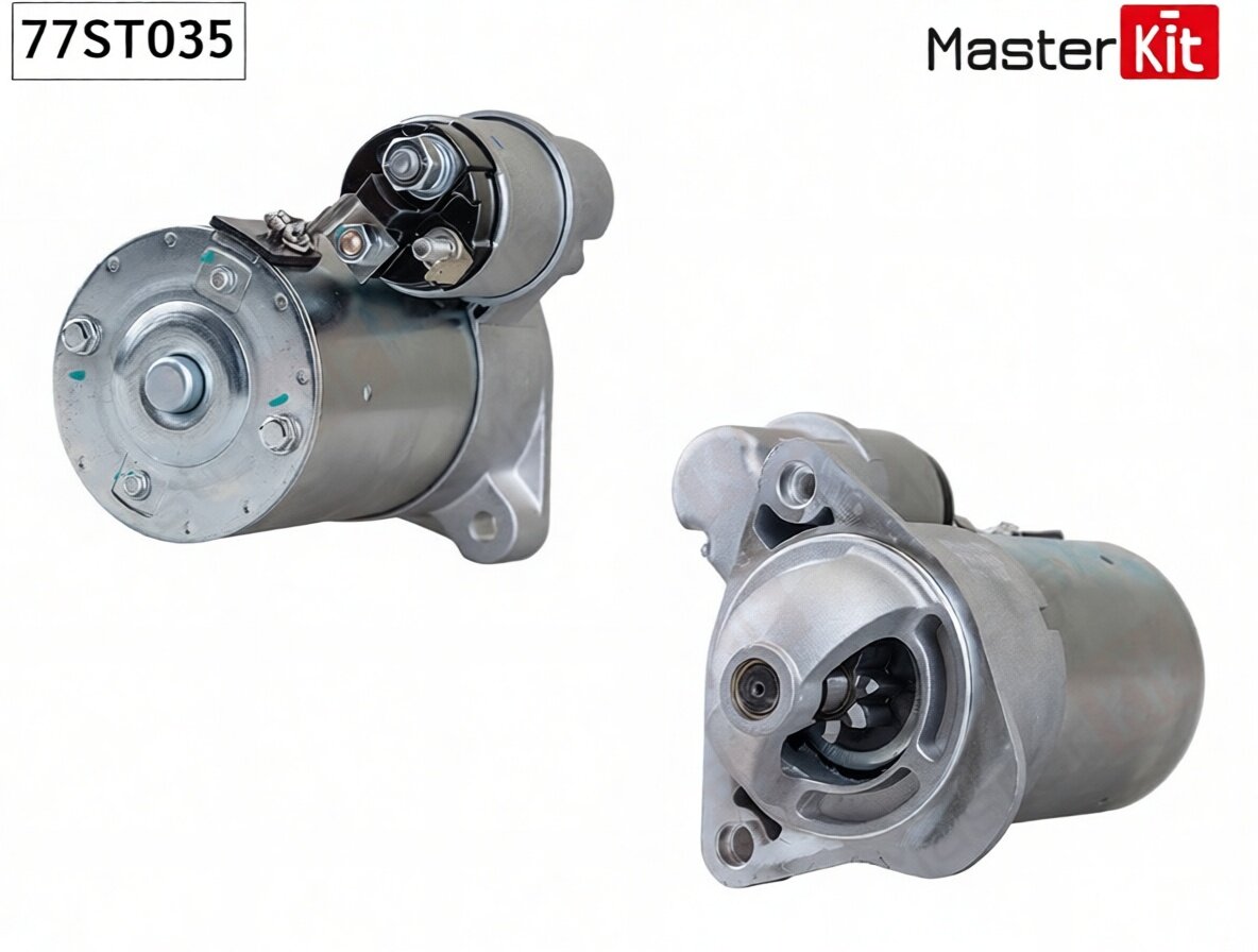 Стартер CHEVROLET AVEO, SPARK/MATIZ 1.0/1.2 0.8kw (0.8kw) Masterkit MasterKit арт. 77ST035