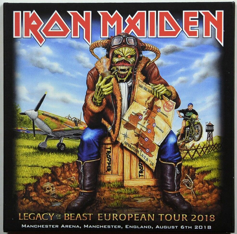 Iron Maiden LEGACY OF THE BEAST TOUR Manchester 2018 Live 2CD set (компакт диск)