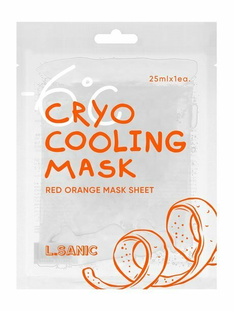 L.sanic Red Orange Cryo Cooling Sheet Mask Тканевая маска 25 мл/гр