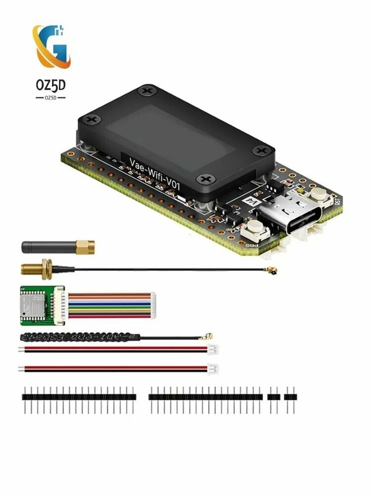 (Q C Y A) Meshtastic Heltec V4 OLED GPS-Модуль Для Отладочной Платы LoRa 32 С Питанием От Солнечной Энергии