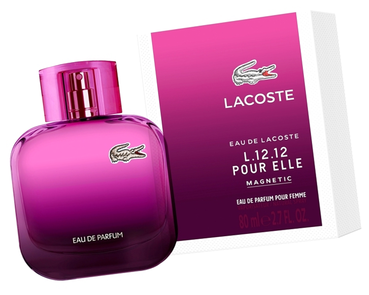 Парфюм Lacoste L 12.12 Magnetic Pour Elle 80 мл для женщин - Лакосте фиолетовые духи