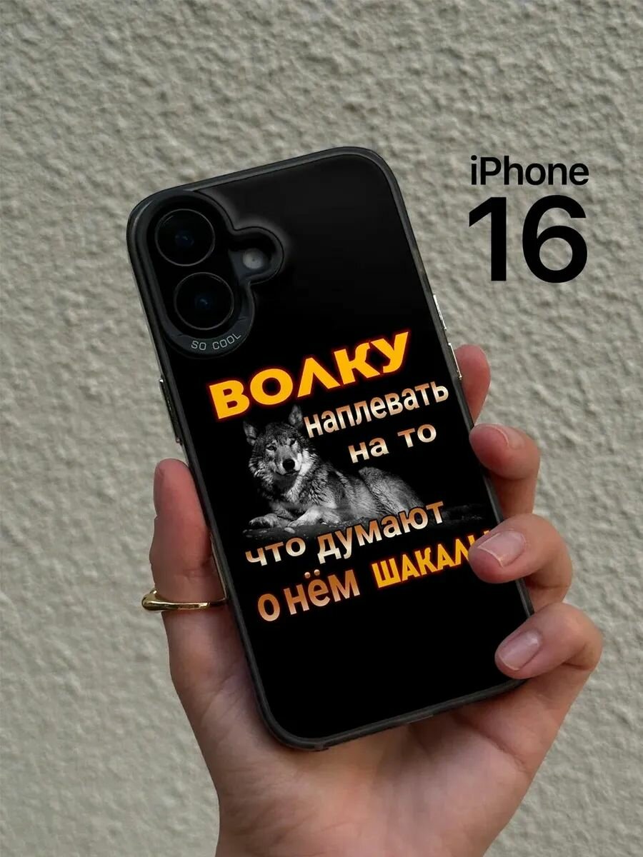 Чехол на Iphone 16 смешной