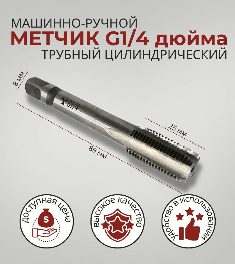 Метчик G1/4 дюйма