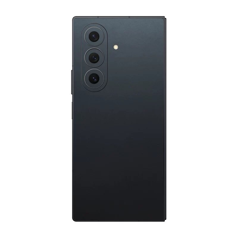 Защитная задняя пленка для Samsung Galaxy Z Fold 7 с матовой текстурой в черном цвете