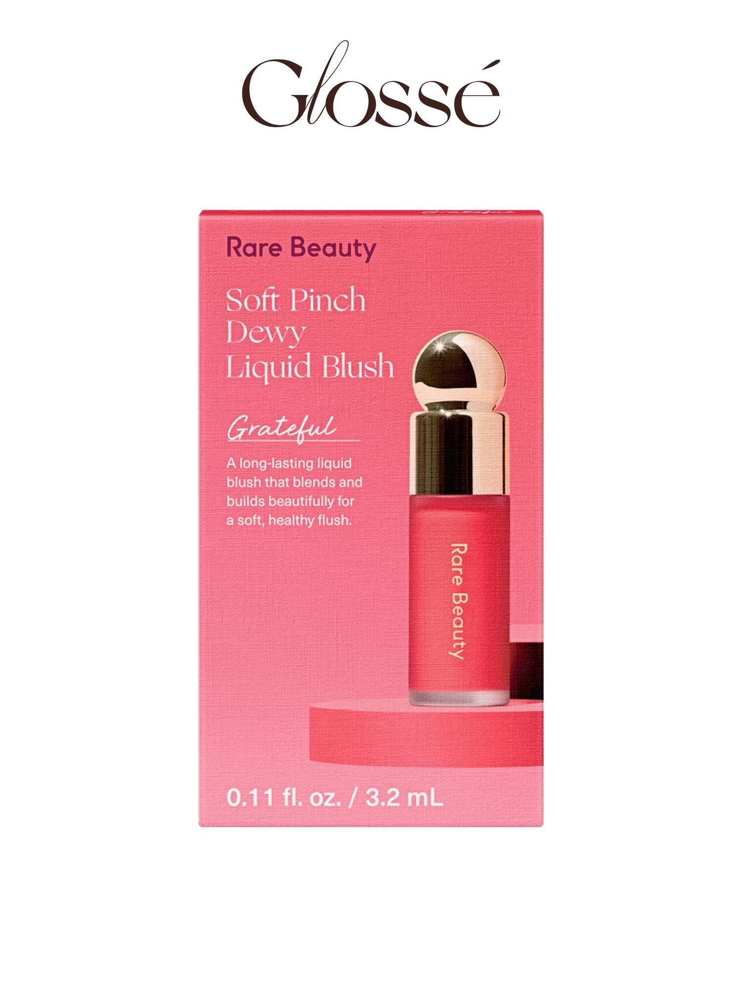Rare Beauty Жидкие мини румяна Mini Soft Pinch Liquid Blush оттенок Grateful, 3.2 гр.