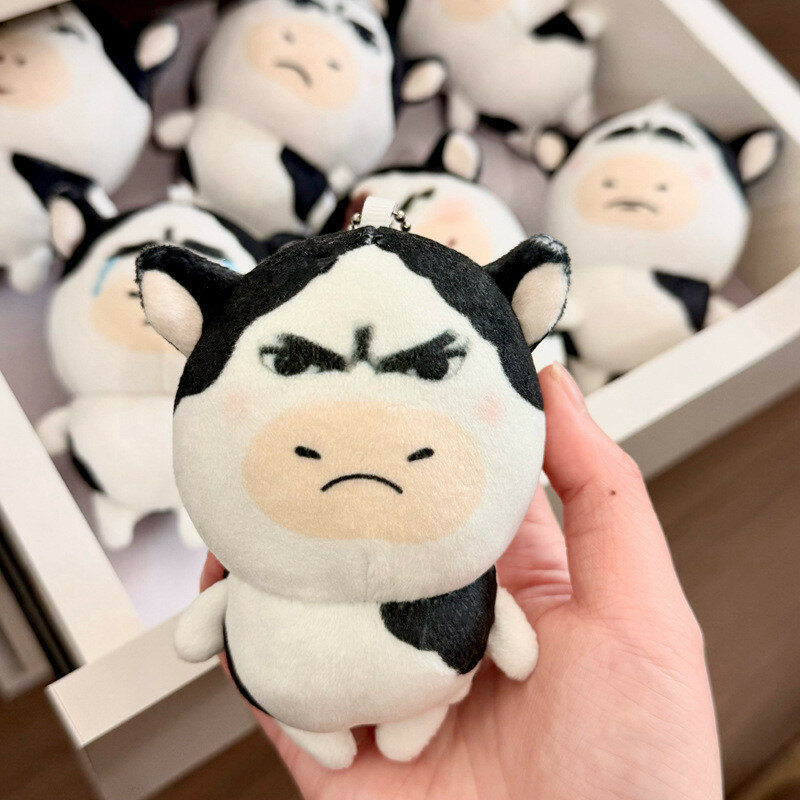 Игрушка мягкая коровья морда с мягким полиэстеровым волокном для детской комнаты и коллекционных предметов стиль 5