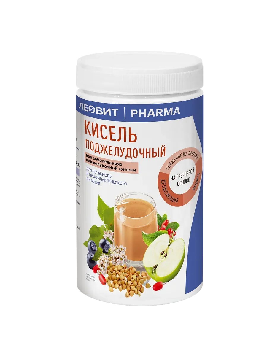 Леовит Pharma Кисель Поджелудочный банка 400 г 1 шт