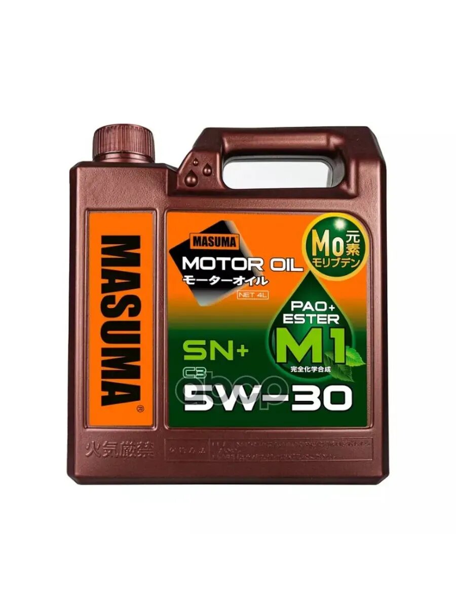 5W-30 Sn+/C3 (Универсальное, Синтетика) 4Л Masuma арт. M1013