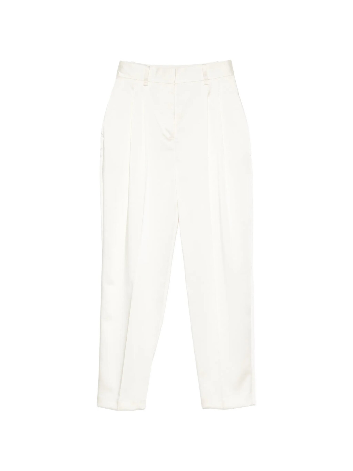 Брюки Satin-finish pleated trousers