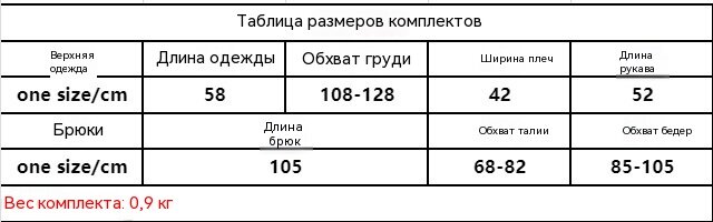 Комплект одежды  Осень/зима 2027/2026, размер OneSize, черный — фото 1