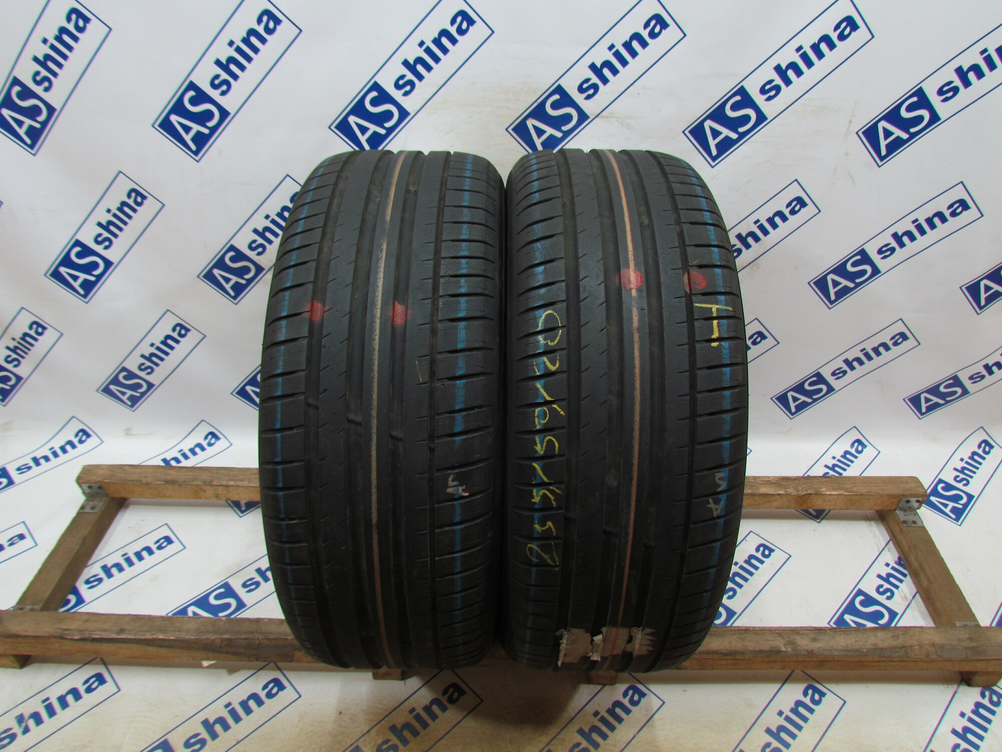 Комплект (2 шт) Michelin Pilot Sport 4 SUV 255 50 R20 летние БУ шины 10-20% износ , артикул 0029553