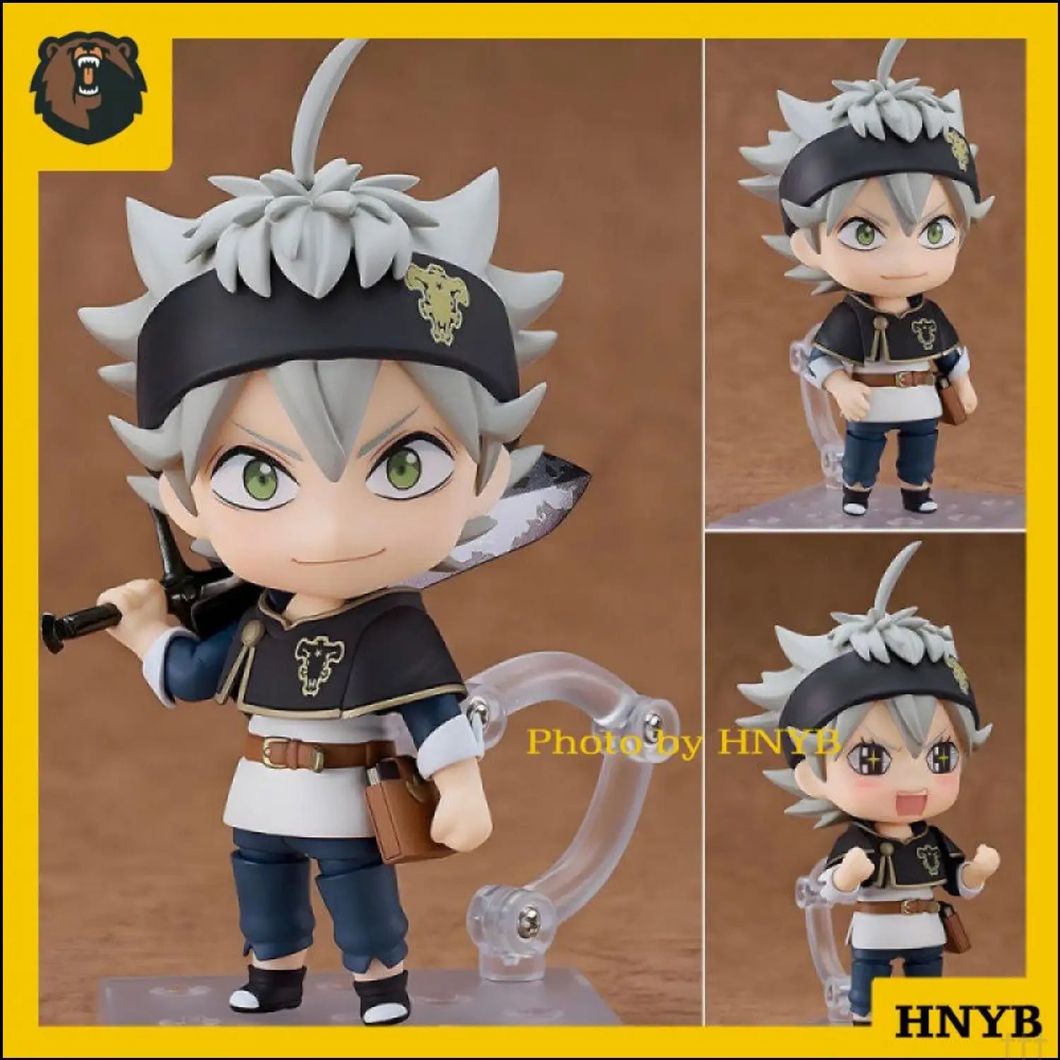 Фигурка Чёрный клевер Аста / Black Clover Asta Нендороид подарок для фаната (10 см) 2659