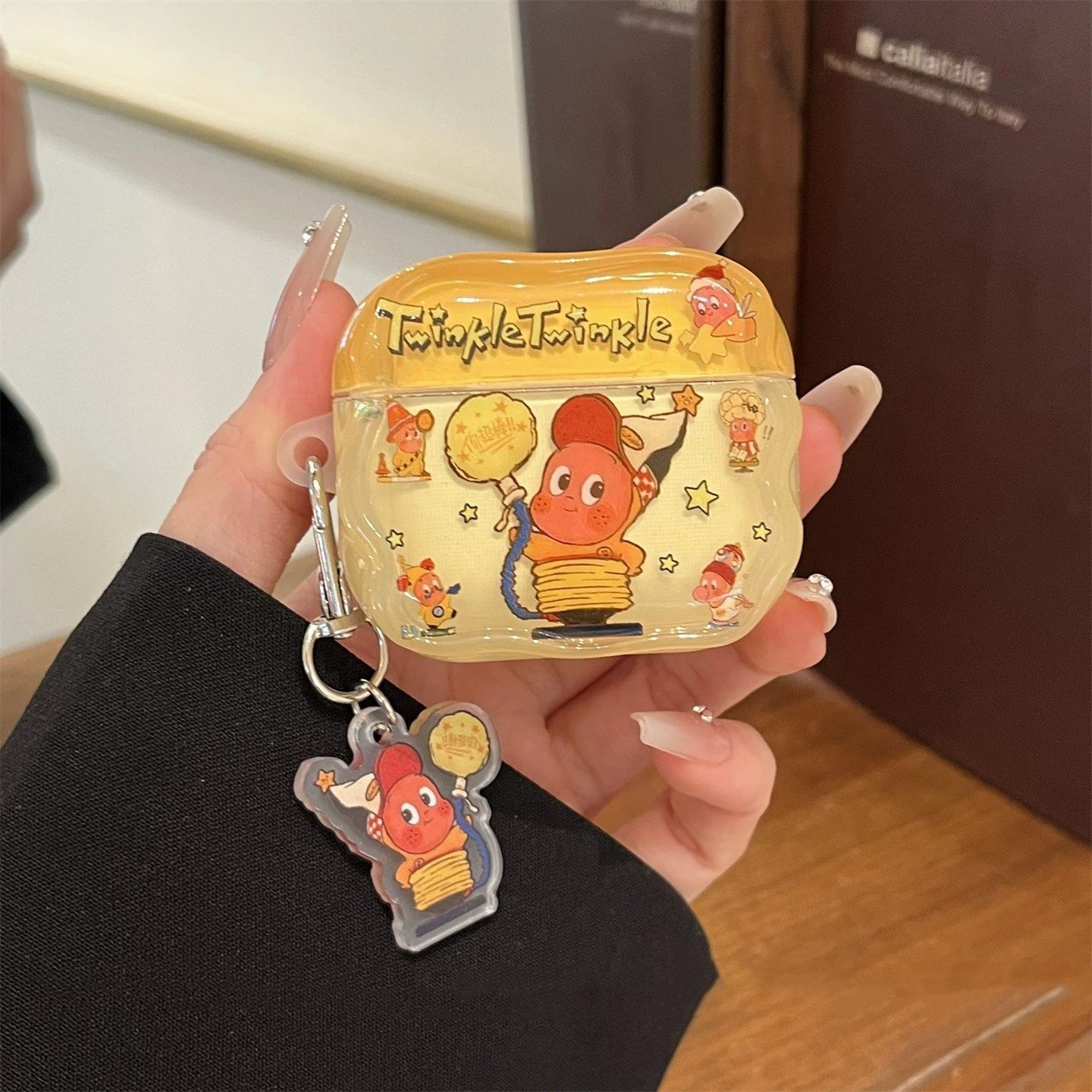 Чехол Balloon Star Man подходит для AirPods Pro 3/2, AirPods 4-го и 5-го поколений, чехол для Bluetooth-наушников Apple.