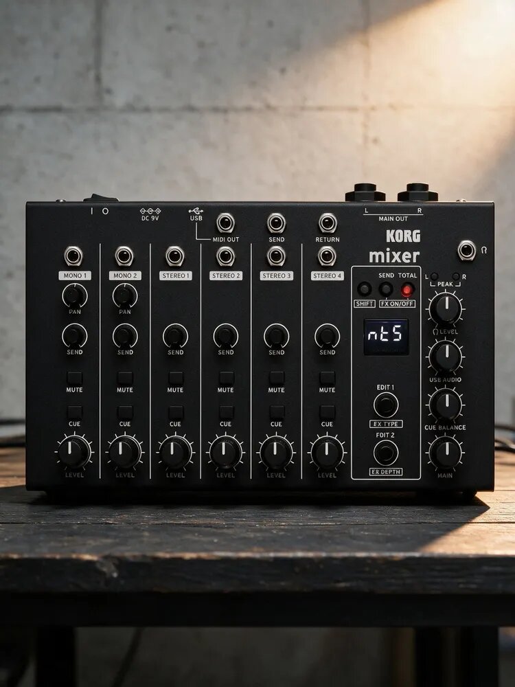 Korg NTS-4 mixer kit Комплект компактного концертного микшера независимых стереоэффект-процессора