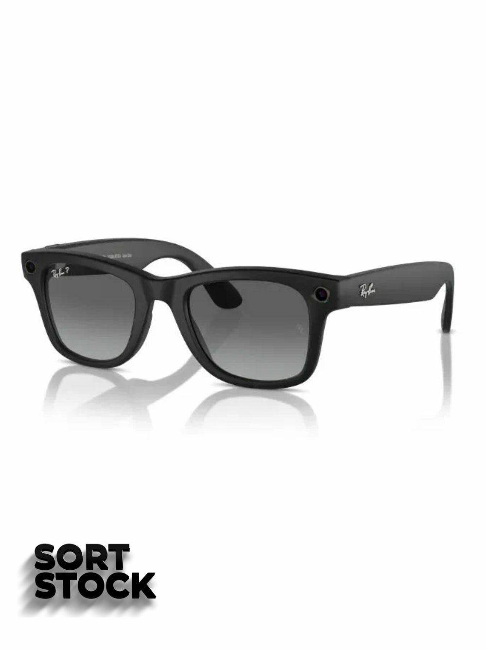 Умные очки Ray-Ban Wayfarer (RW4006) 50 размер, Matte Black, Polar Gradient Graphite (601ST350)